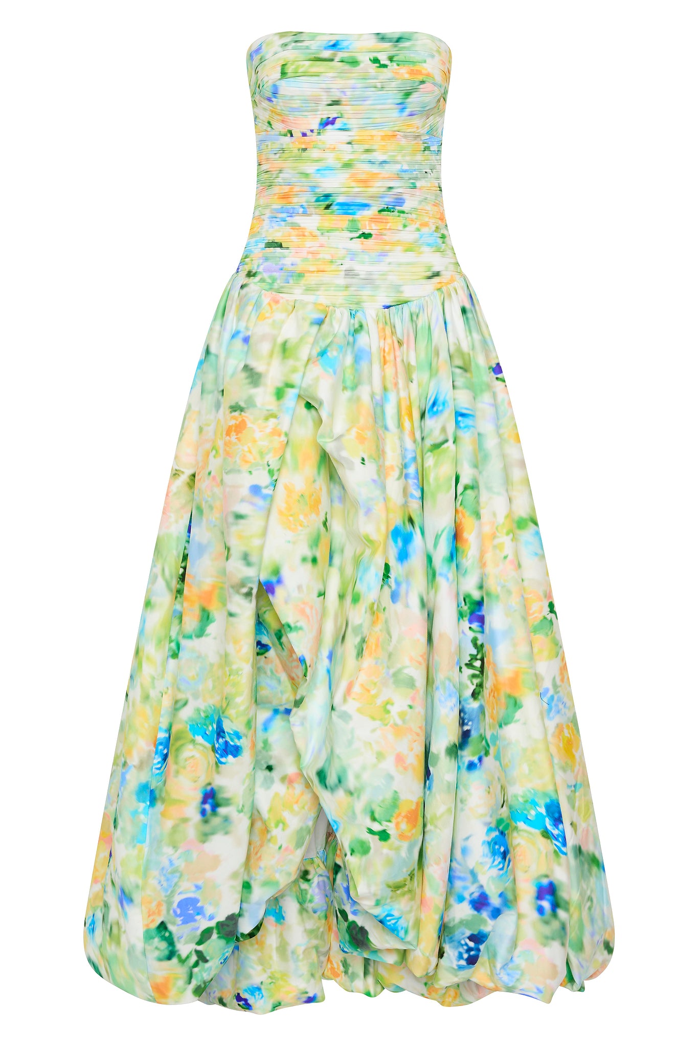 Violette Bubble Hem Maxi Dress | Floral Haze | Aje – Aje AU