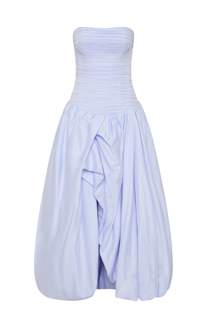 Violette Bubble Hem Maxi Dress | Pearl Blue | Aje – Aje AU