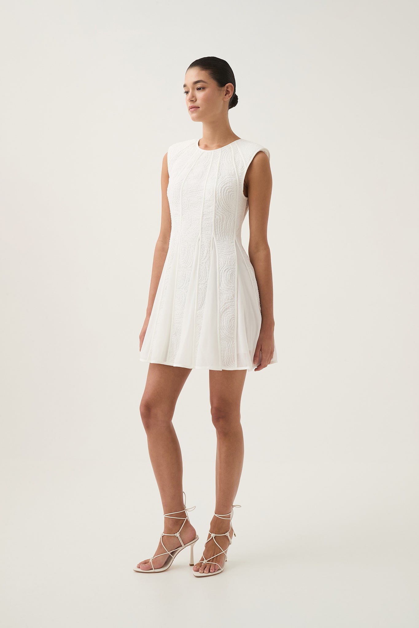 Soleil Lace Mini Dress | Ivory | Aje – Aje AU