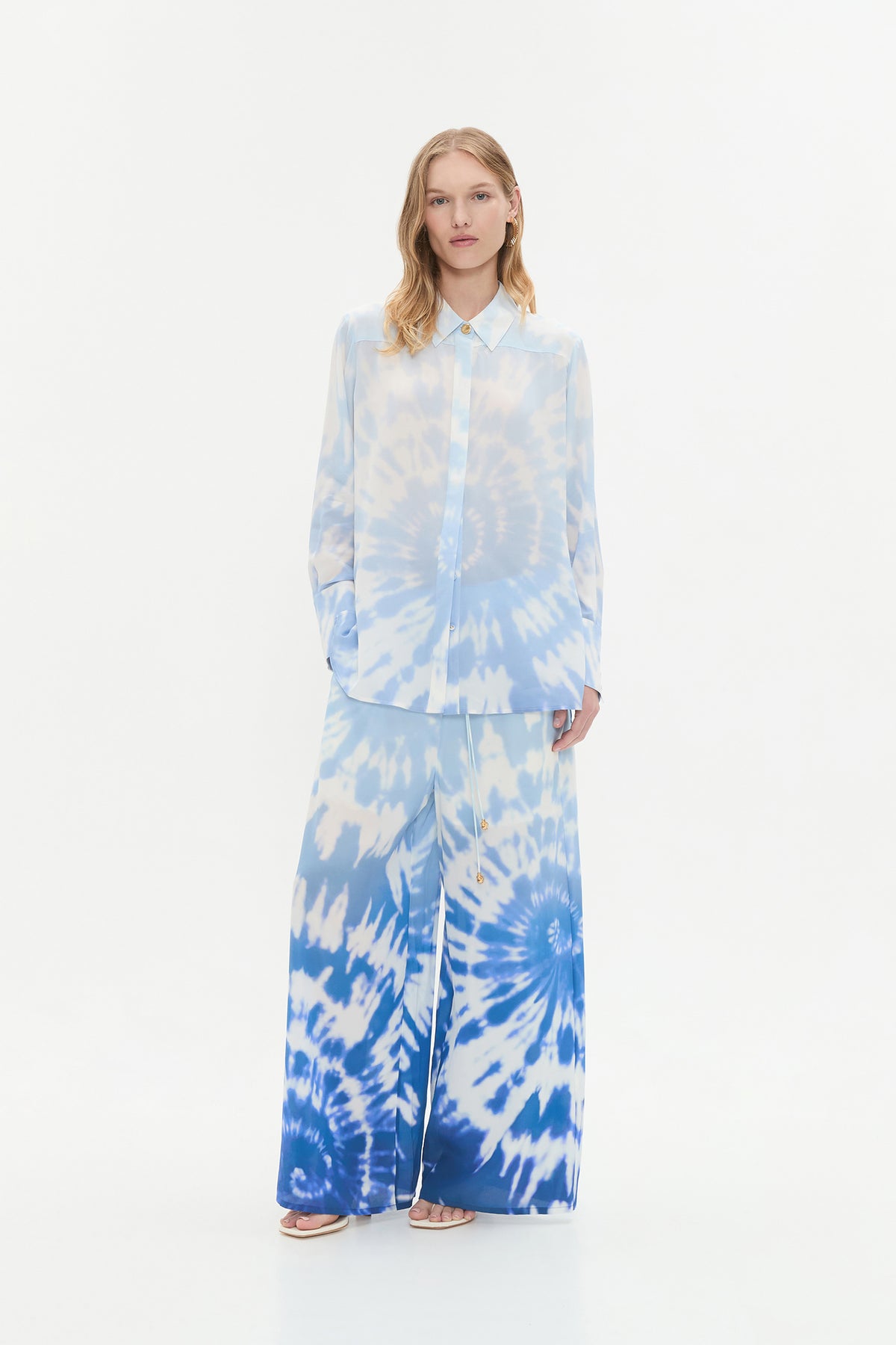 Atomic Silk Shirt | Blue Shibori | Aje – Aje AU