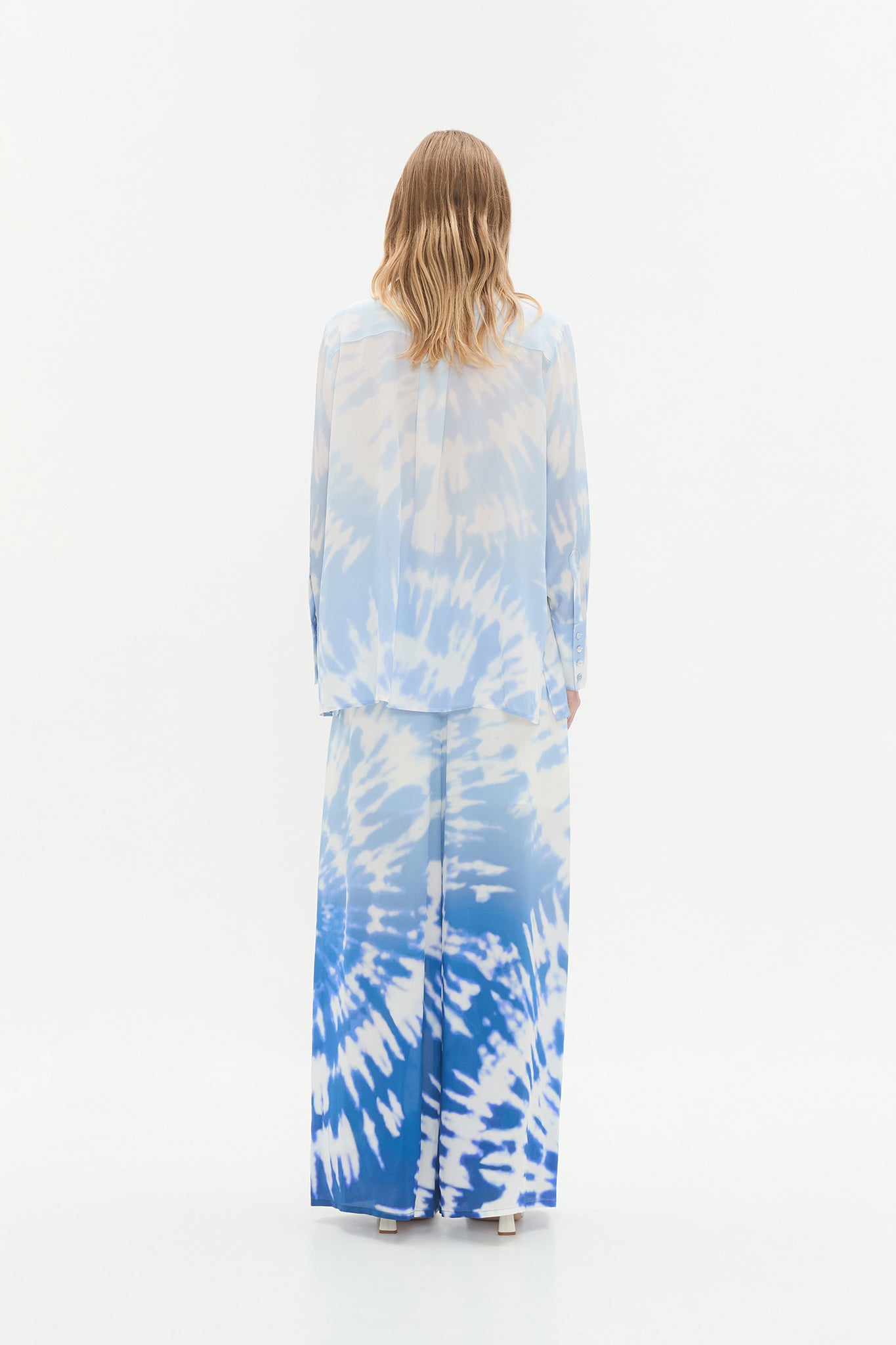 Atomic Silk Shirt | Blue Shibori | Aje – Aje AU