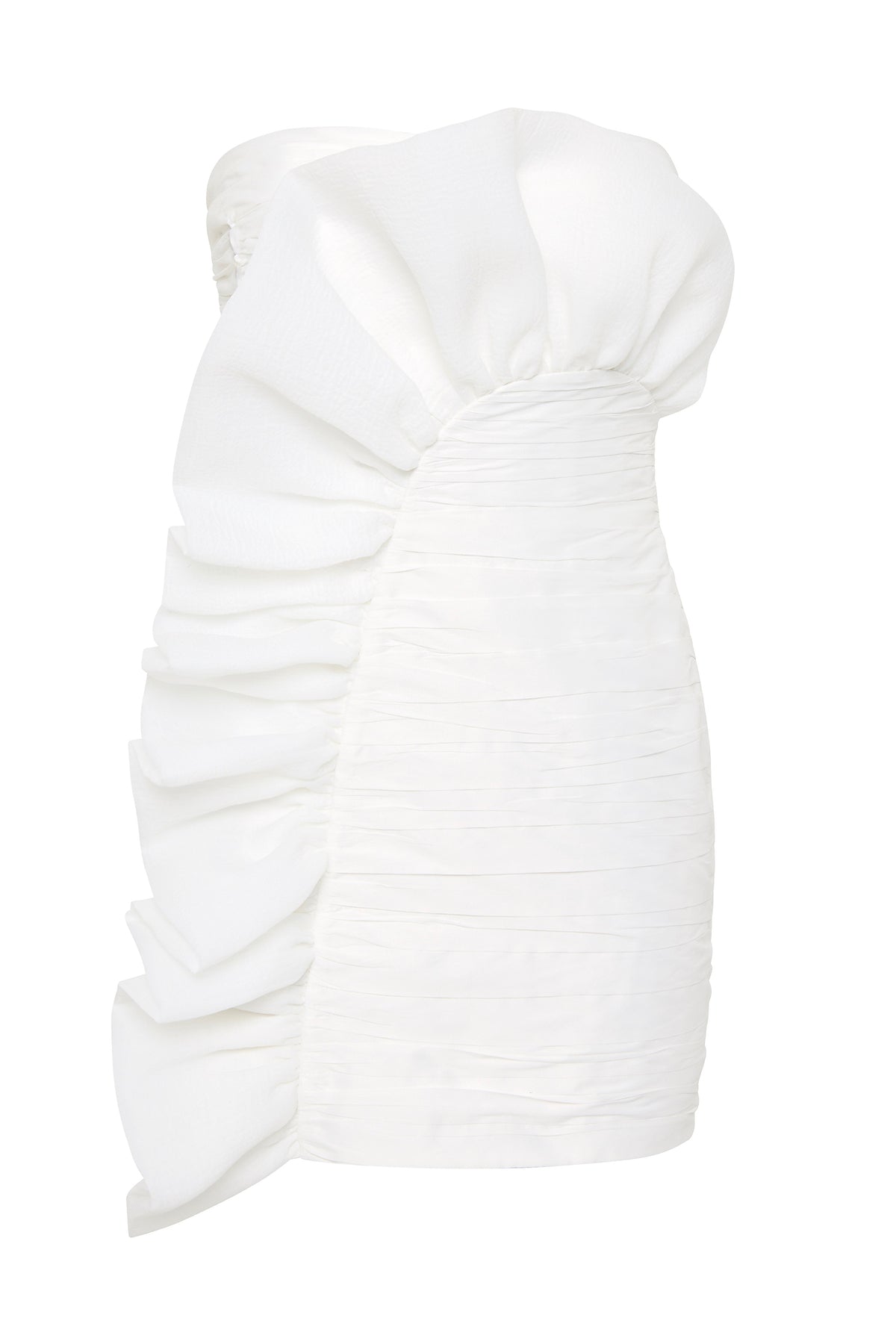 Telma Ruffle Micro Mini Dress | Ivory | Aje – Aje AU