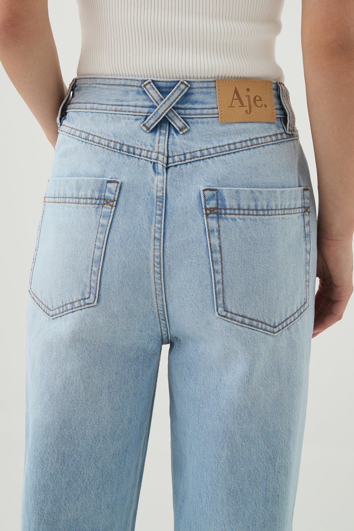 Bon Straight Leg Jean | Light Wash Blue | Aje – Aje AU