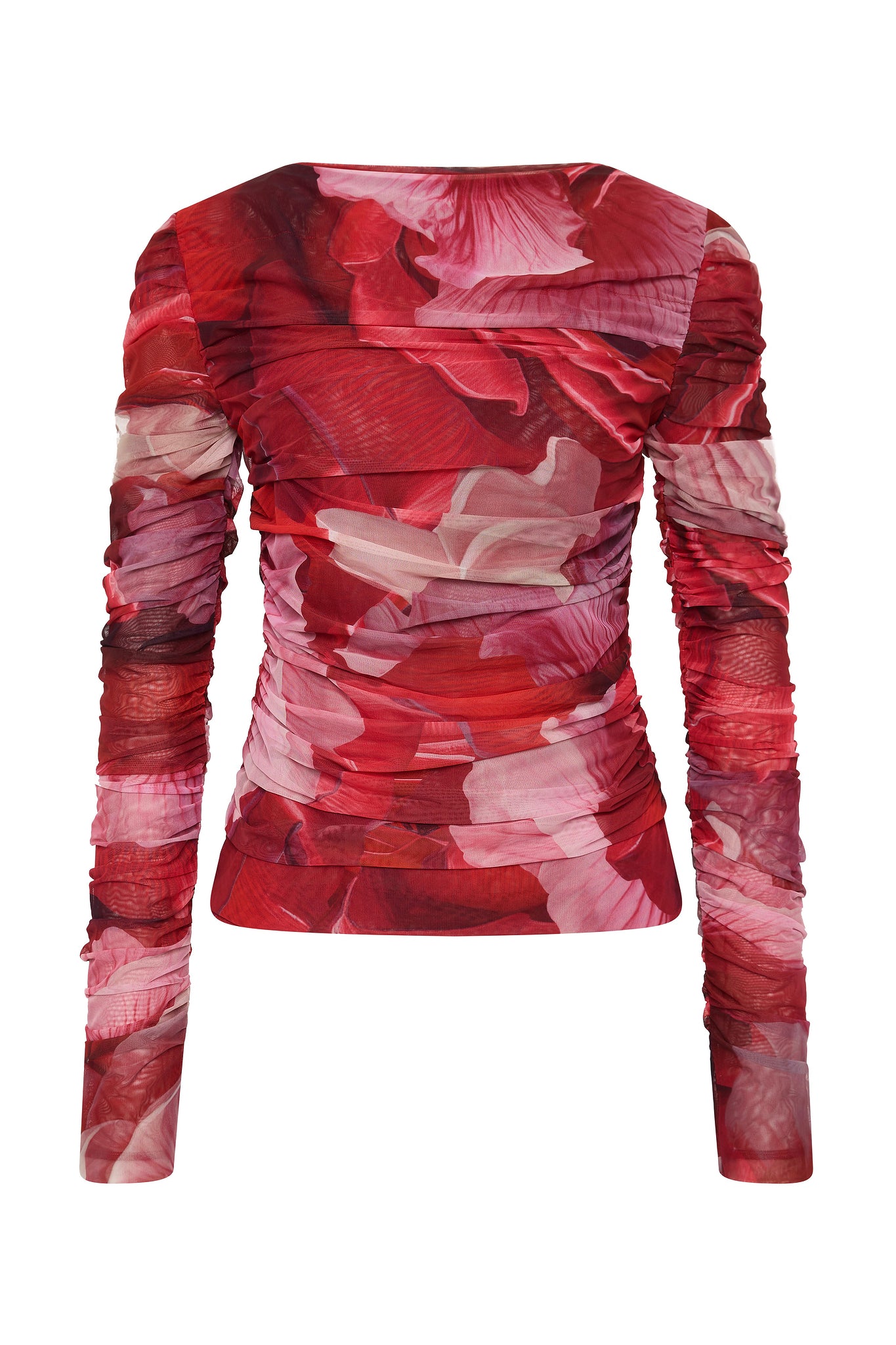 Flora Mesh Top | Prismatic Floral Red | Aje – Aje AU
