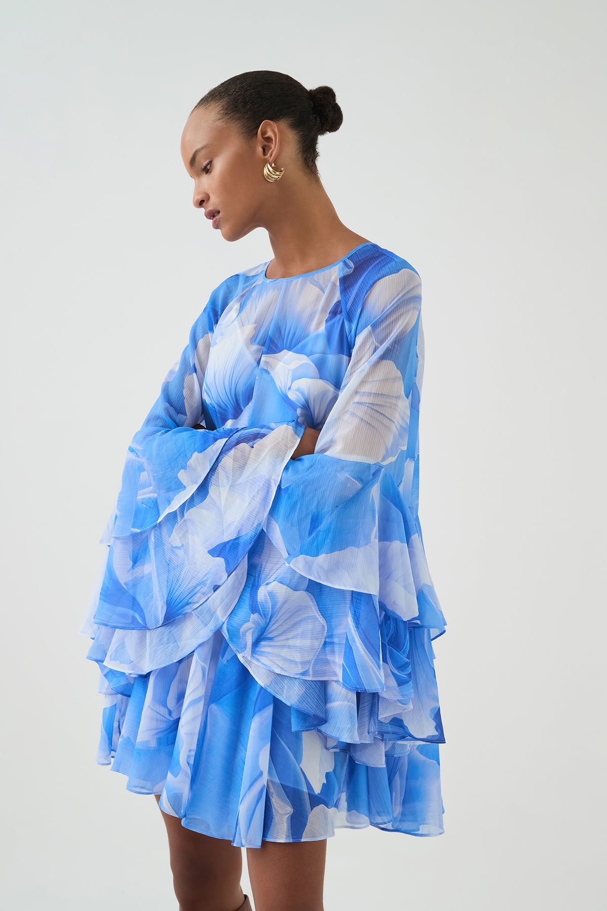 Isabella Mini Dress | Prismatic Floral Blue | Aje – Aje AU