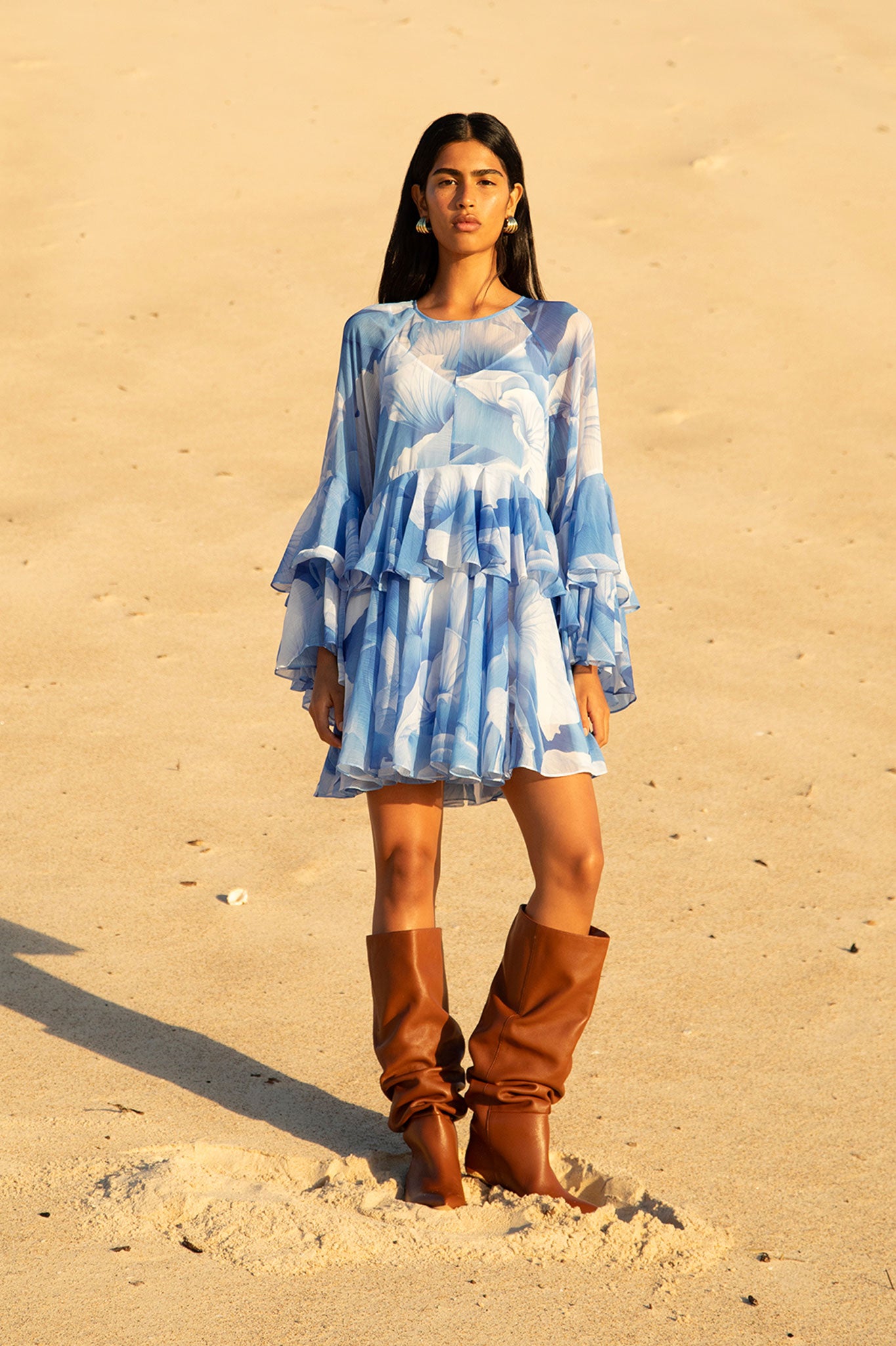 Isabella Mini Dress | Prismatic Floral Blue | Aje – Aje AU