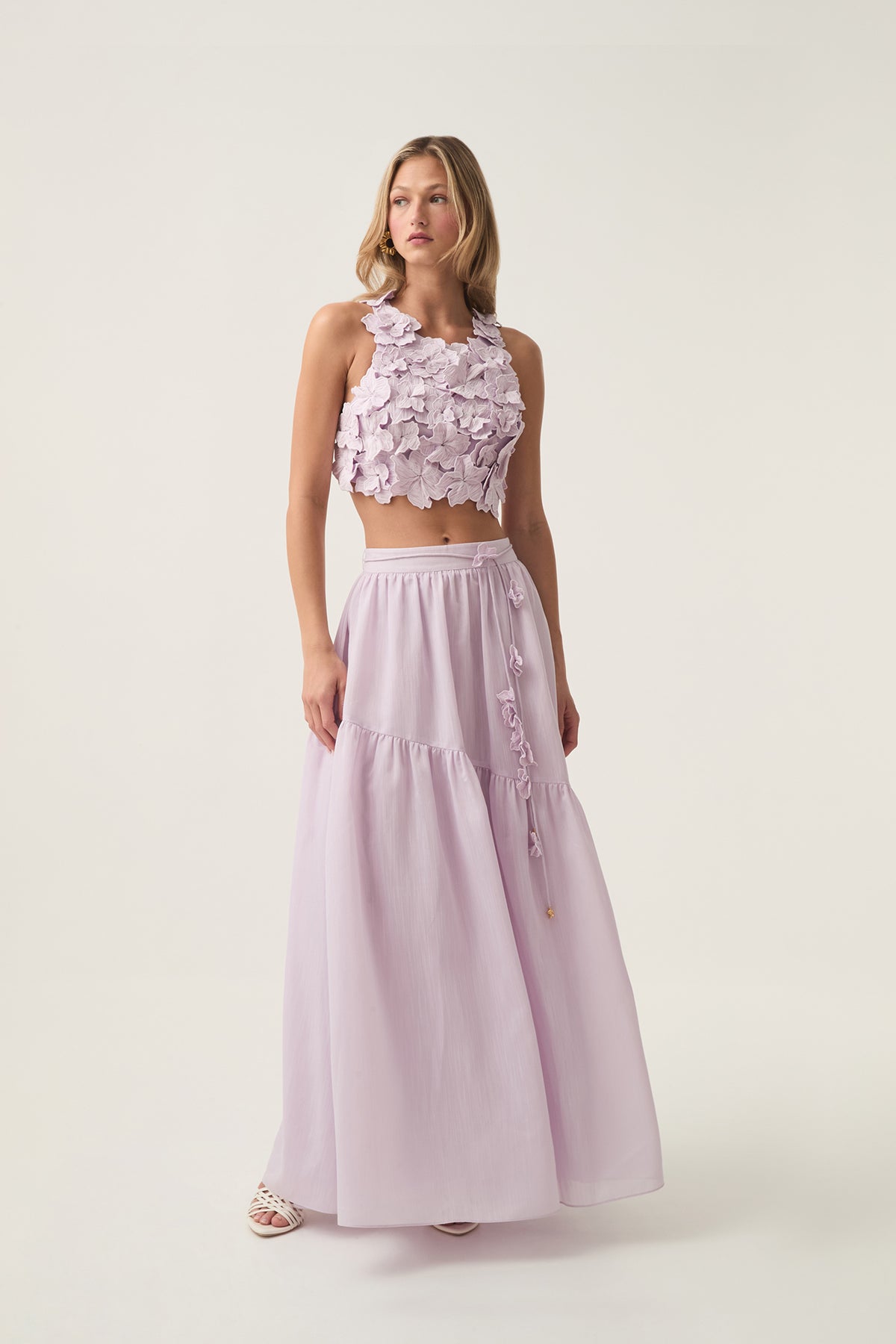 Splendour Flower Shell Top | Soft Violet | Aje – Aje AU