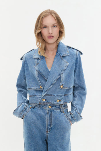 Holland Denim Jacket | Coastal Wash | Aje – Aje AU