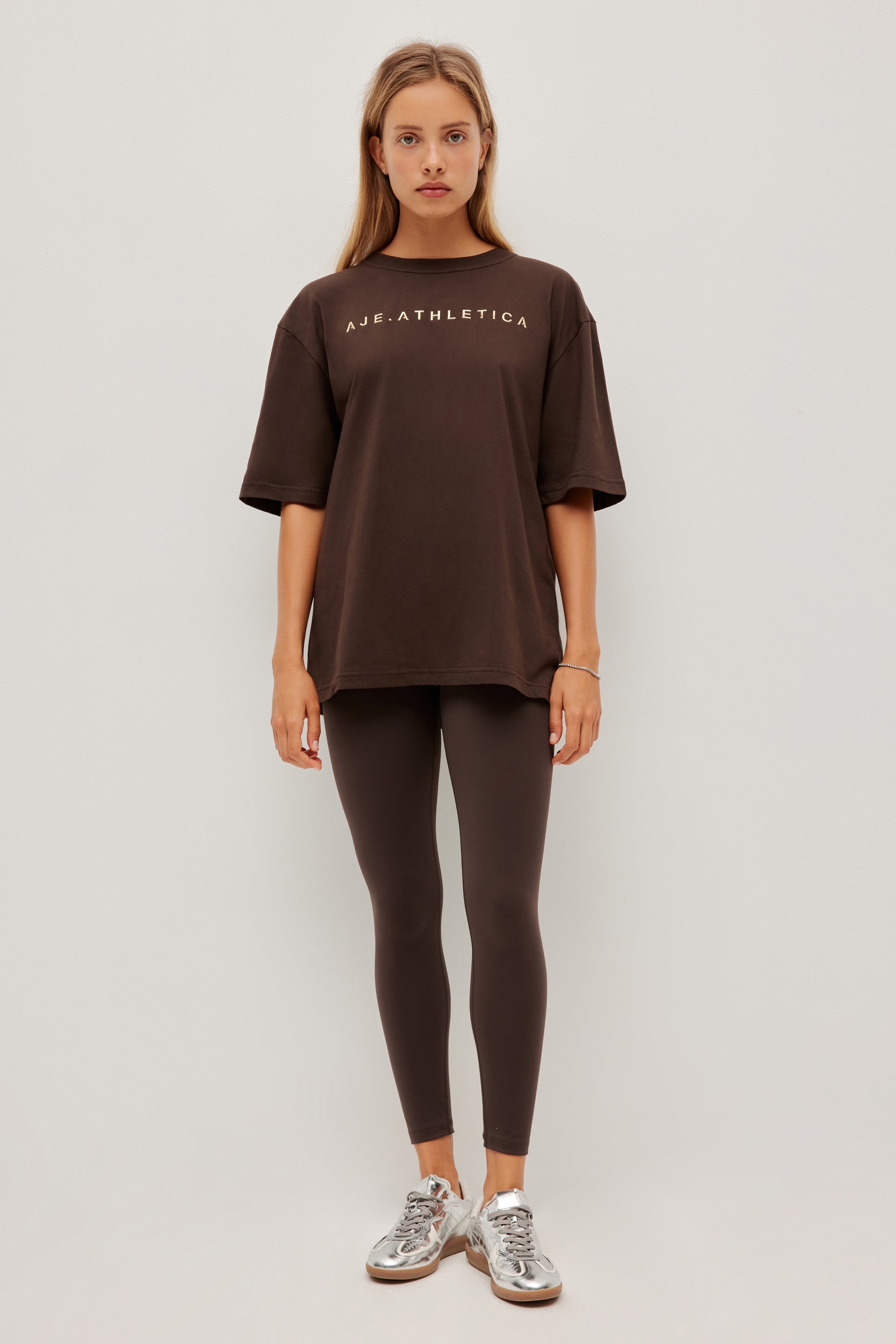 Original Logo Tee 102 | Chocolate | Aje Athletica – Aje AU