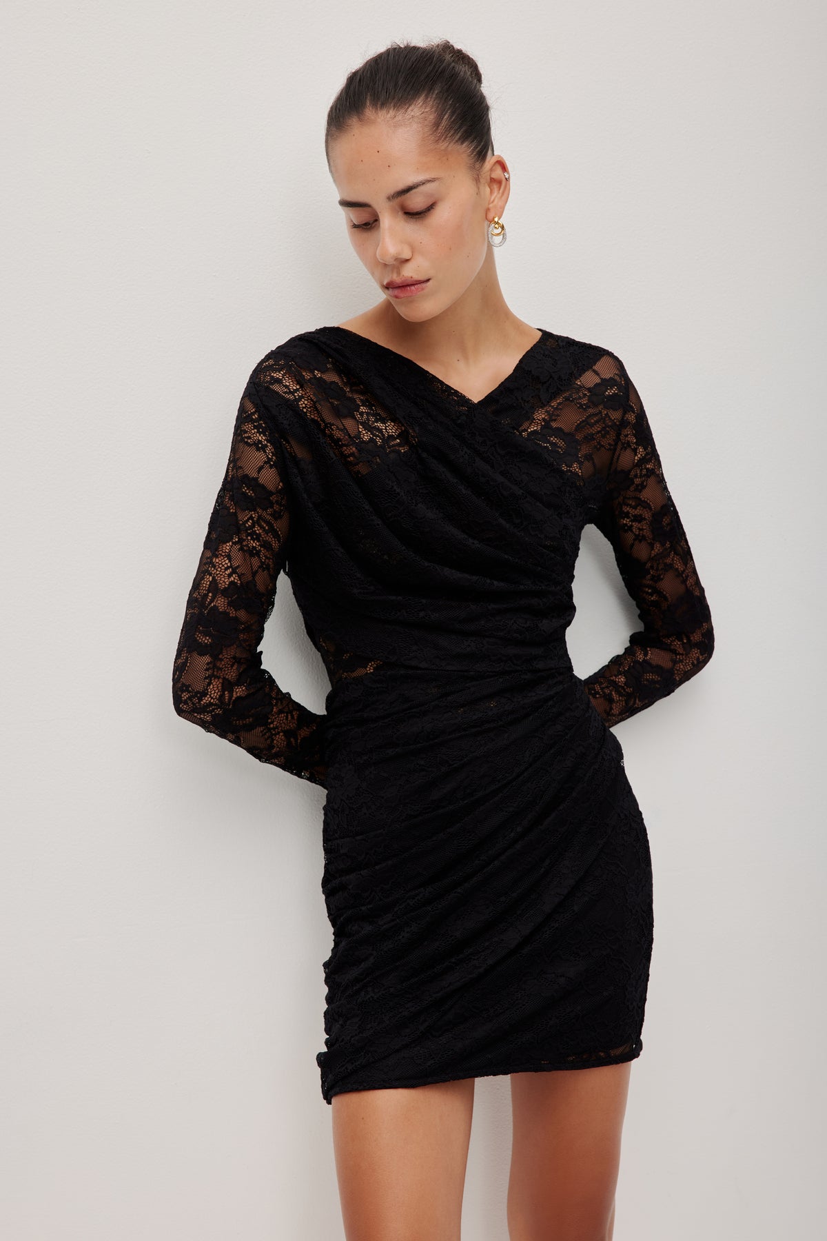 Nerida Lace Mini Dress | Black | Aje Studio – Aje AU