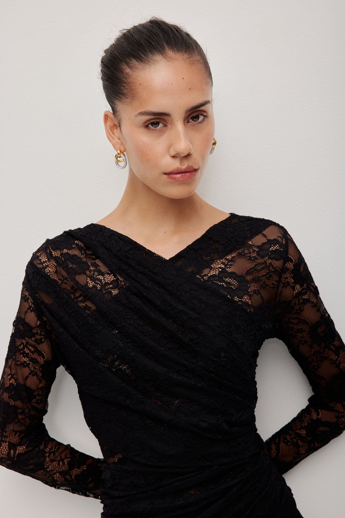 Nerida Lace Mini Dress | Black | Aje Studio – Aje AU