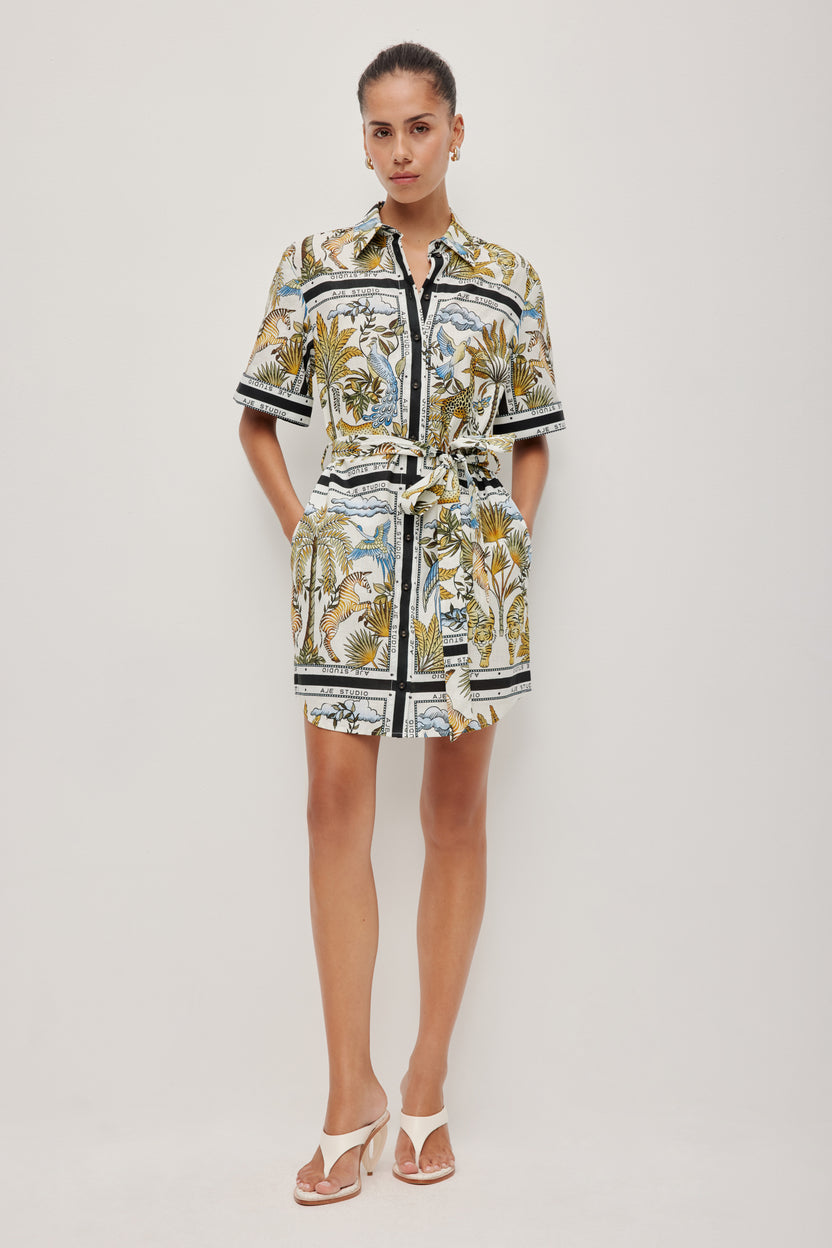 Rio Shirt Dress | Jungle Print | Aje Studio – Aje AU