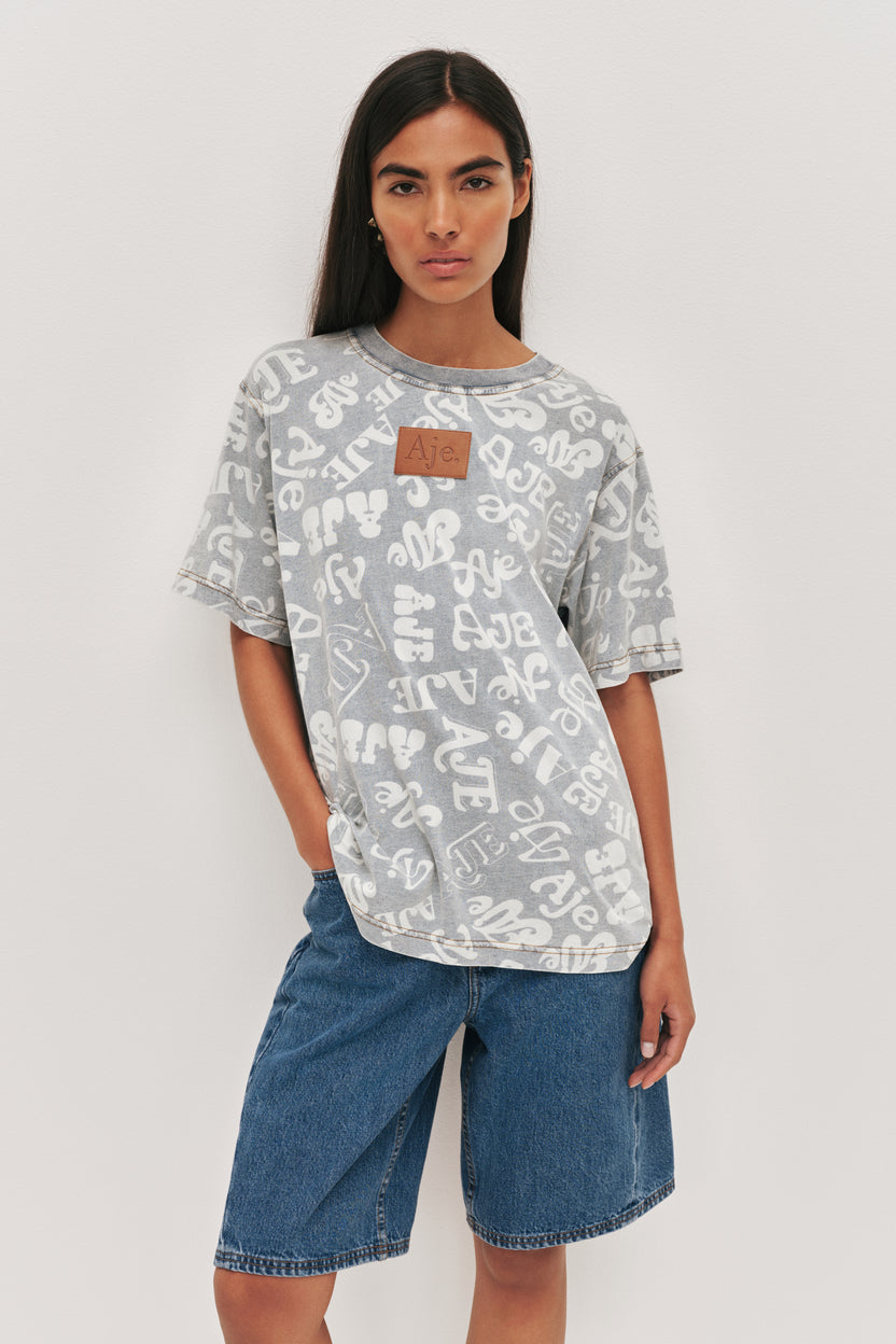 Cary Logo Tee | Logo Wash | Aje – Aje AU