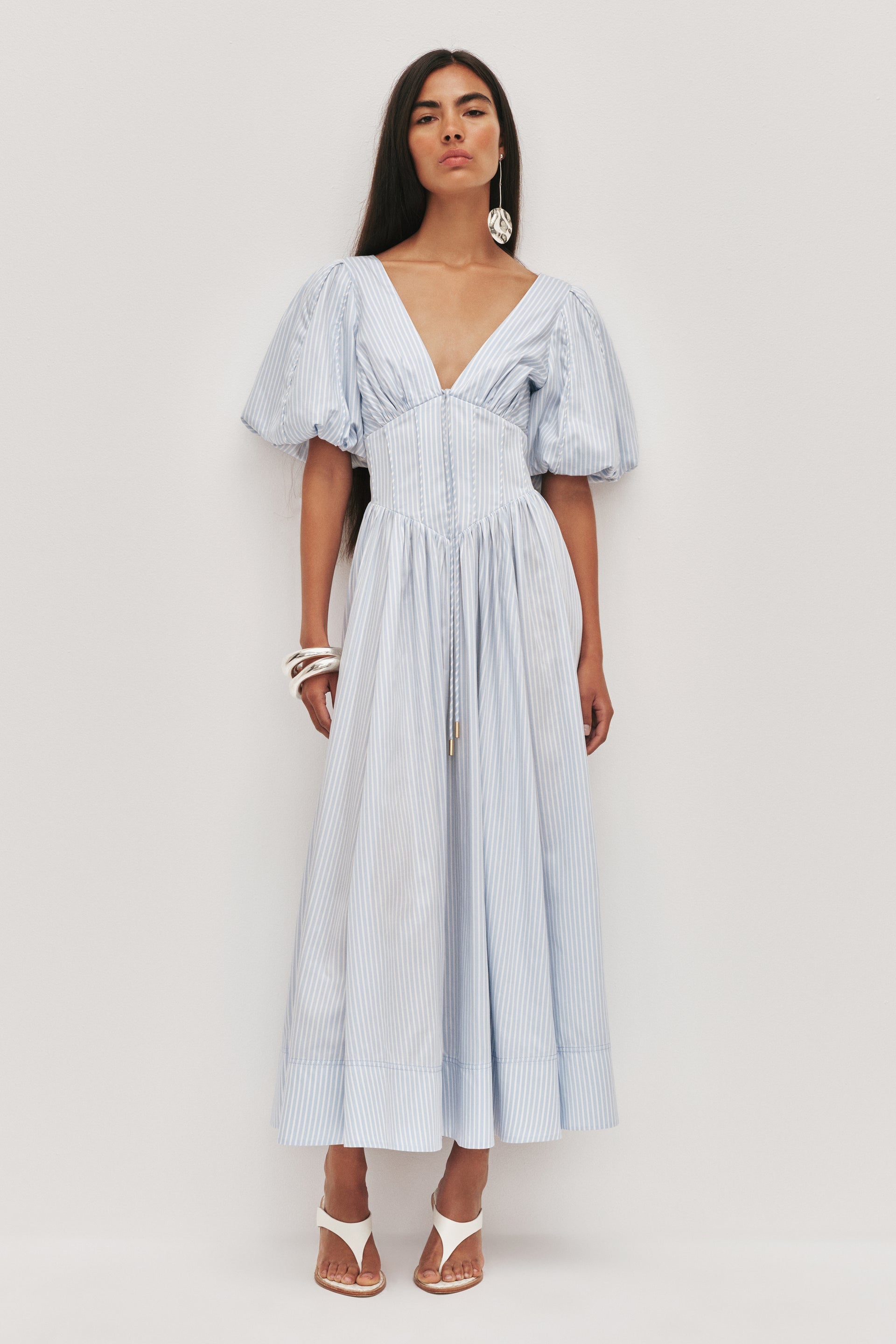 Beau Midi Dress | Muted Sky | Aje – Aje AU