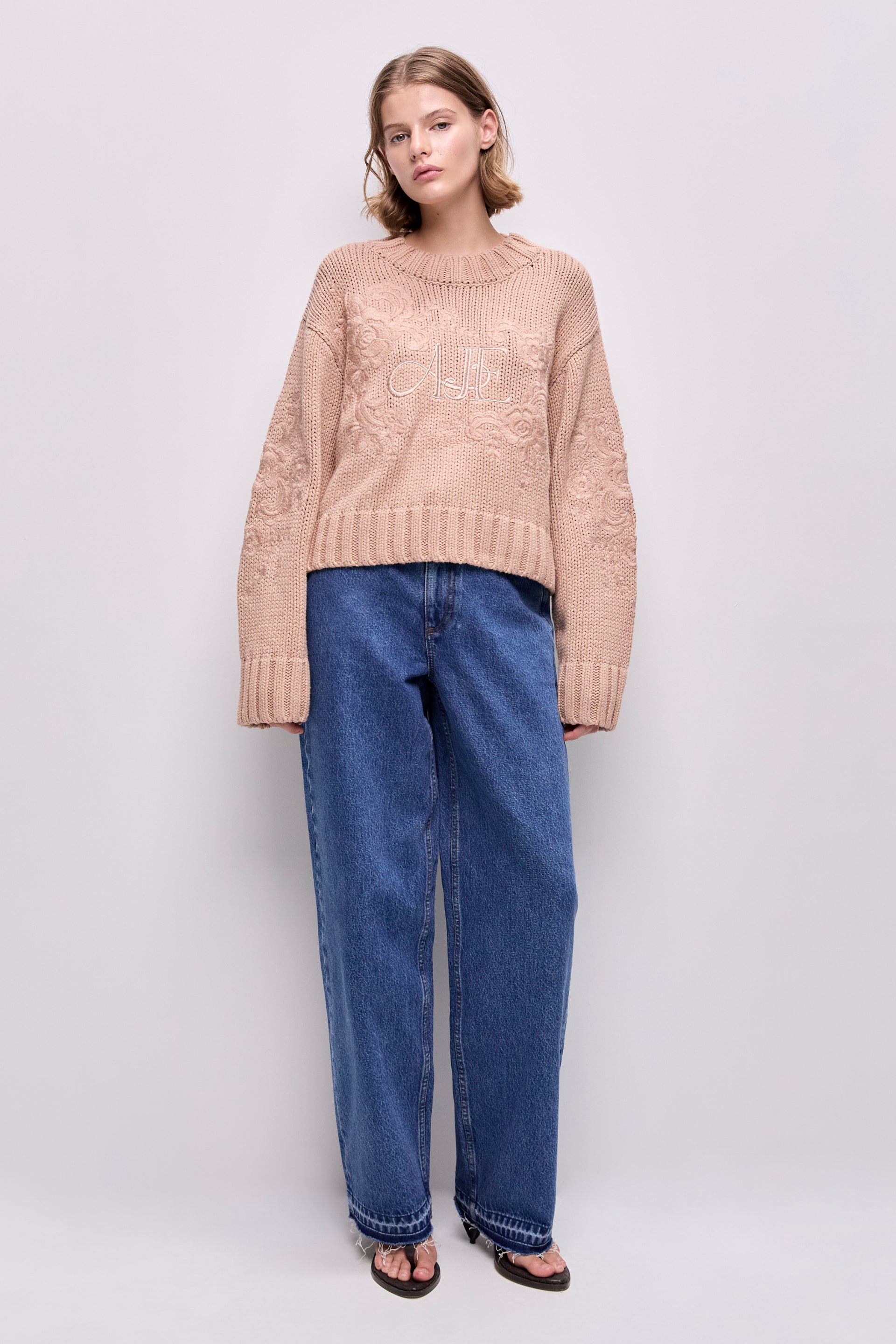 Musa Logo Jumper | Biscuit | Aje – Aje AU