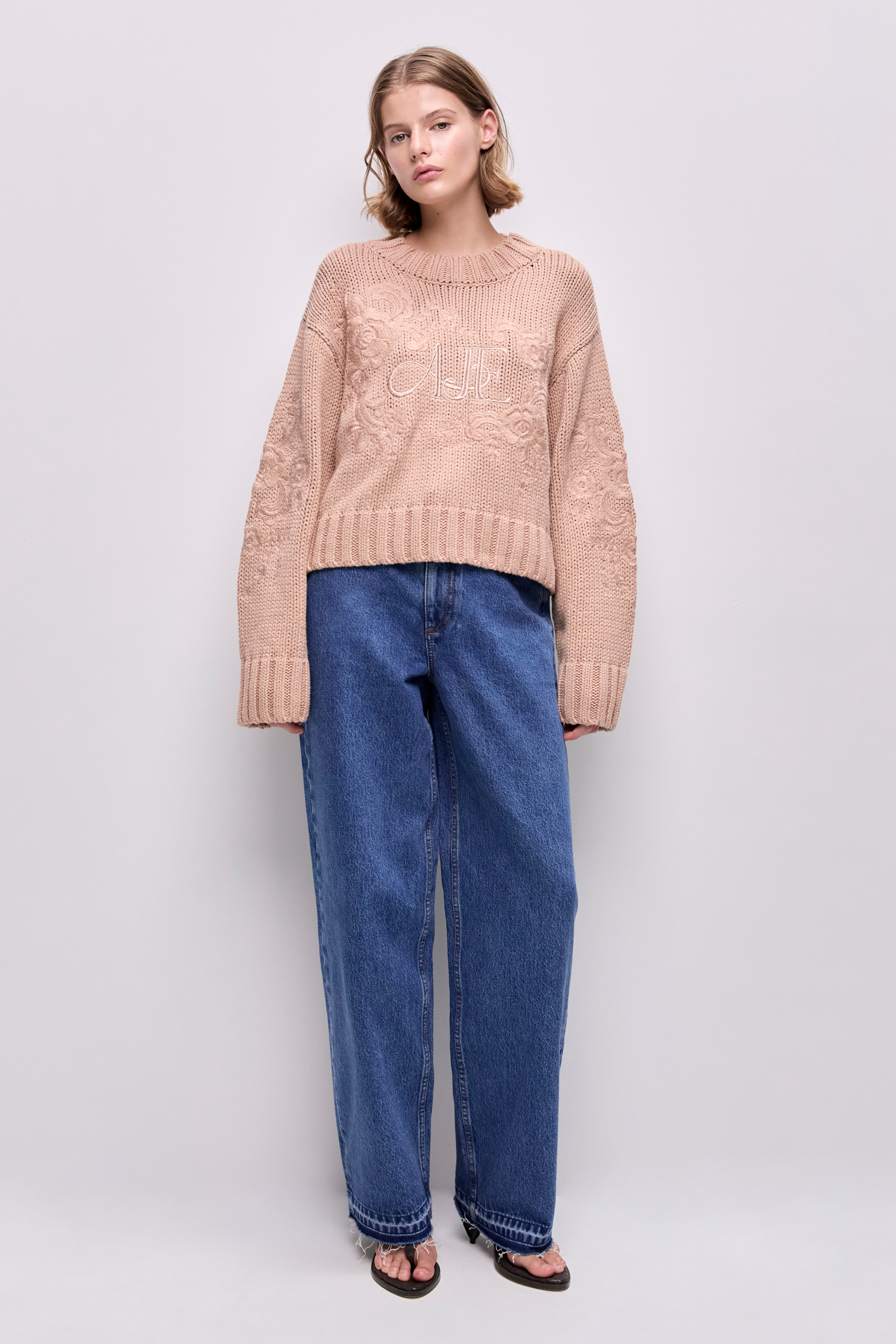 Musa Logo Jumper | Biscuit | Aje – Aje AU