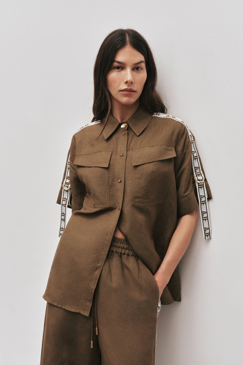Imogen Logo Shirt – Aje AU