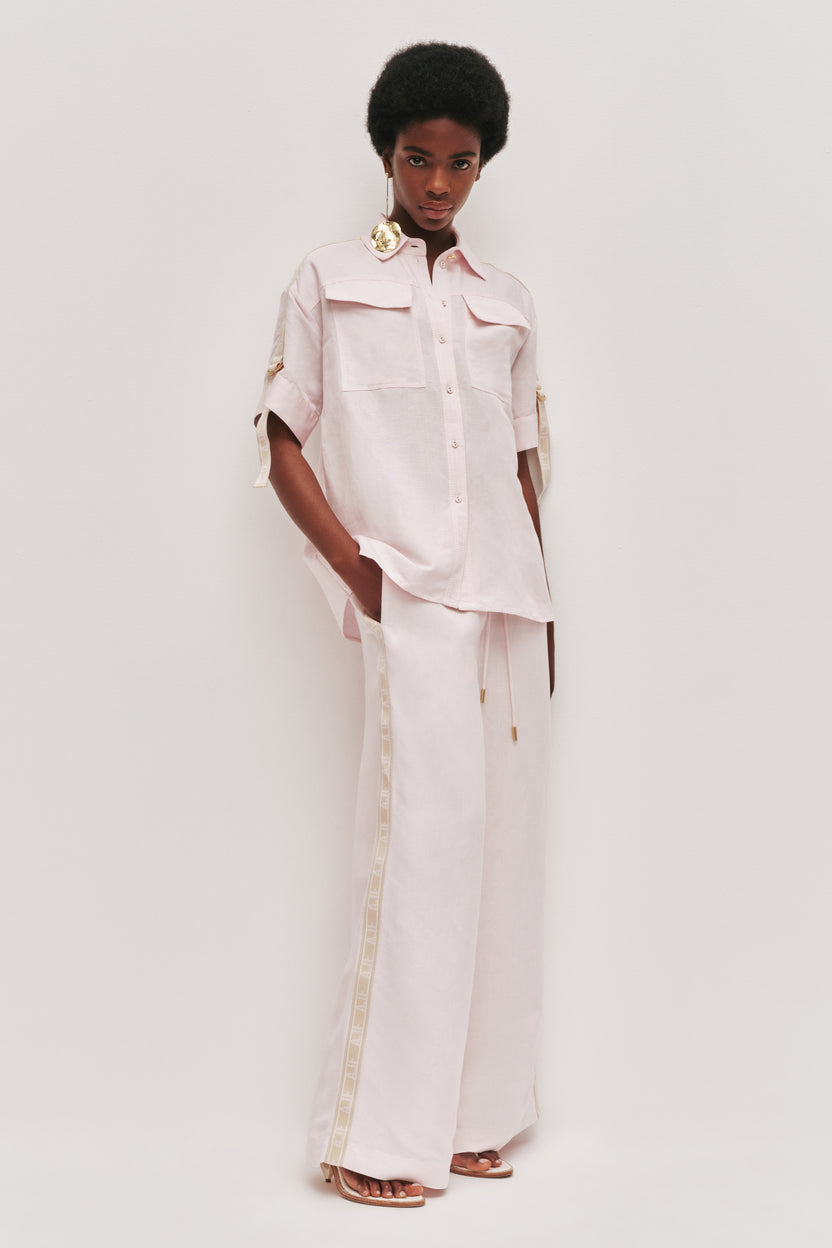 Imogen Logo Shirt | Pastel Pink | Aje – Aje AU
