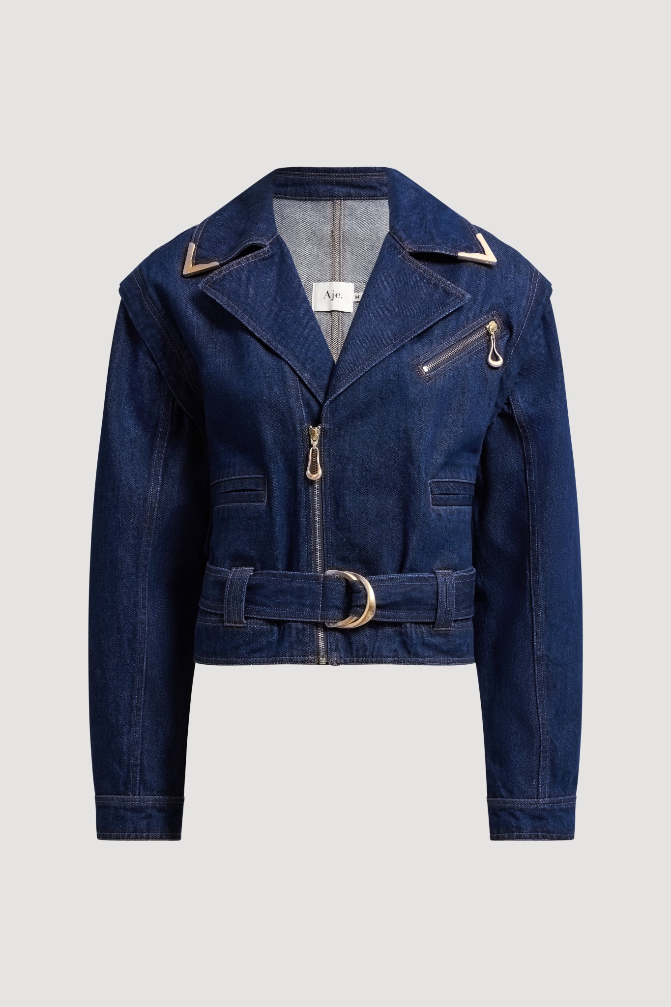 Amara Hardware Denim Jacket | Indigo Wash | Aje – Aje AU