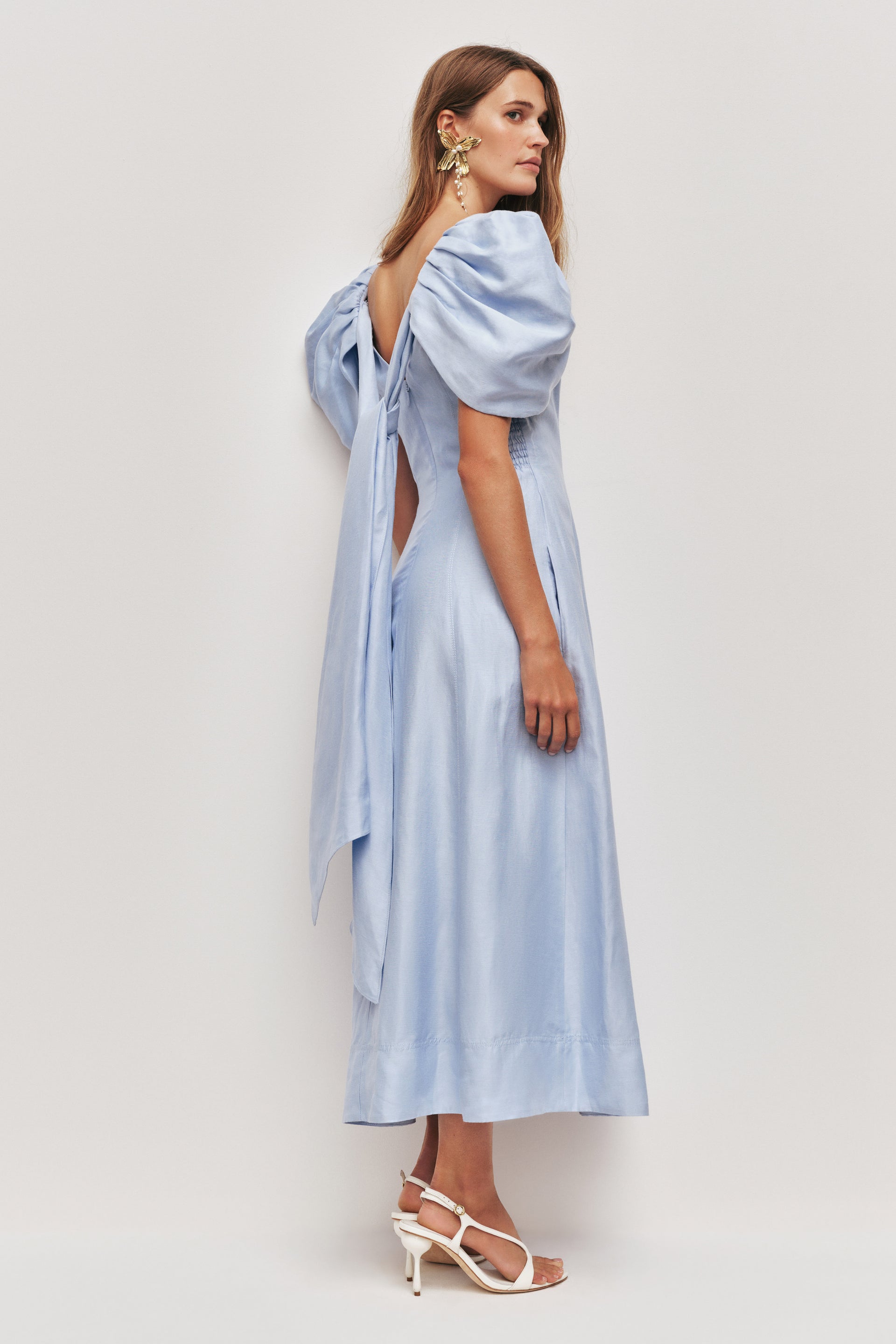 Bisou Midi Dress | Pale Blue | Aje – Aje AU