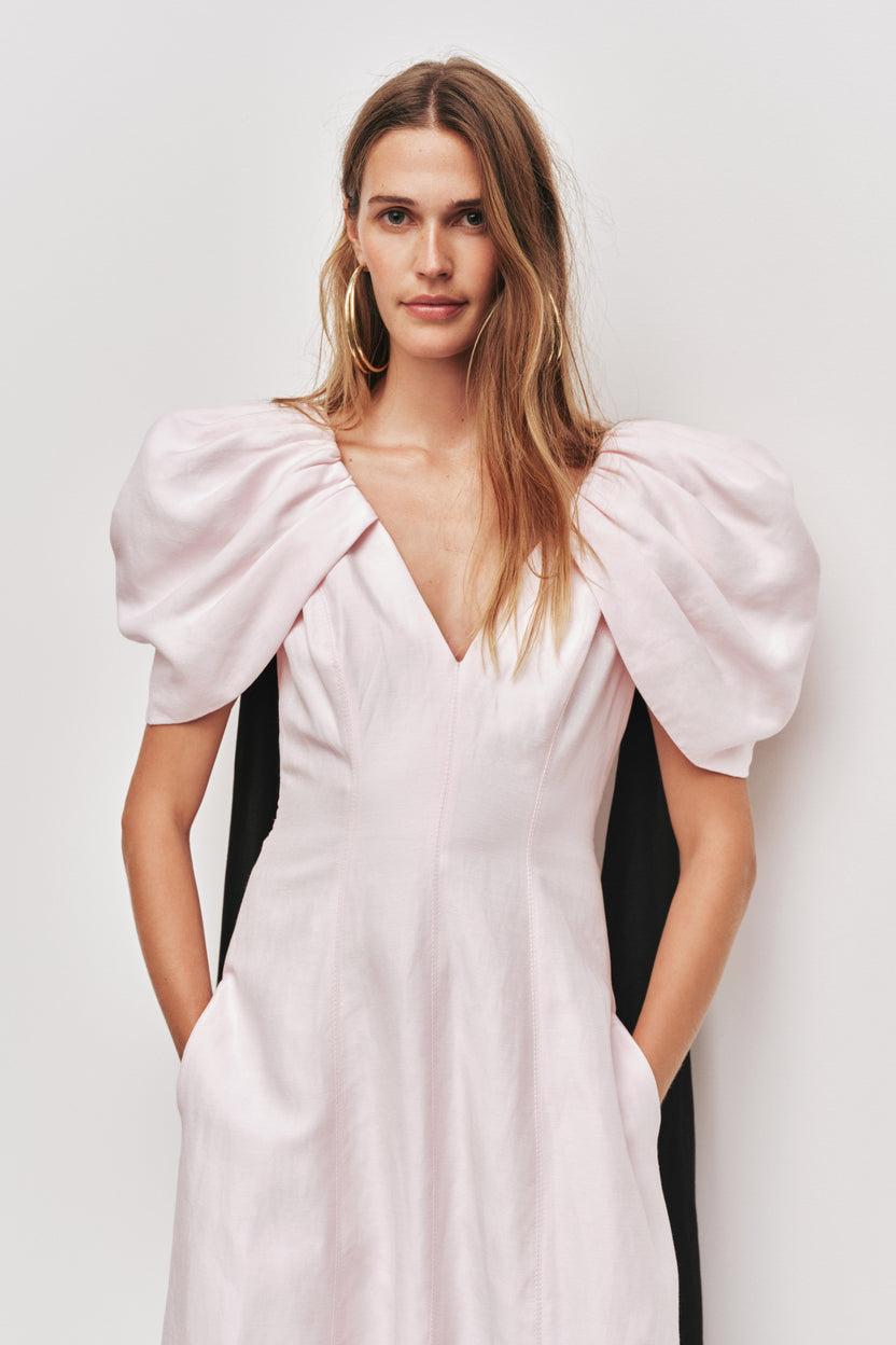 Bisou Midi Dress | Pastel Pink | Aje – Aje AU