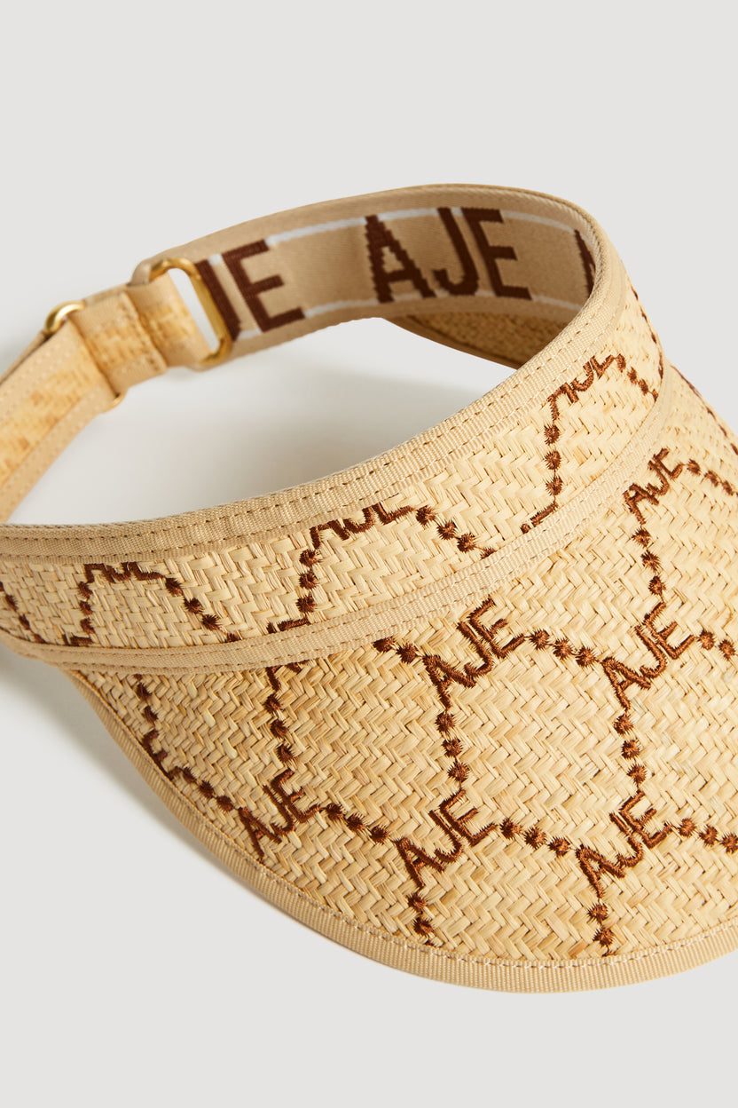 Chesca Visor | Natural/Amber Brown | Aje – Aje AU