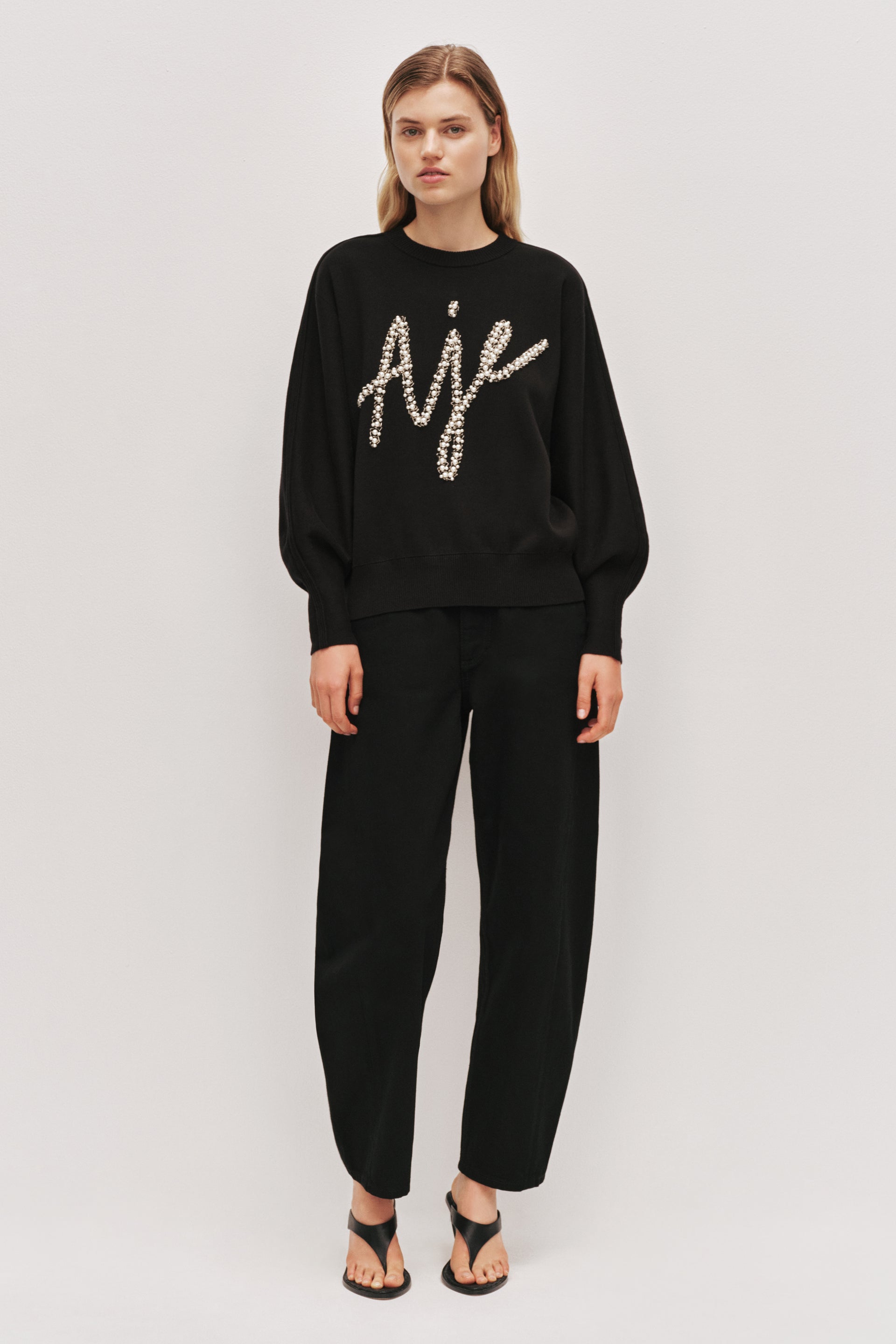 Syla Knit Jumper | Black | Aje – Aje AU