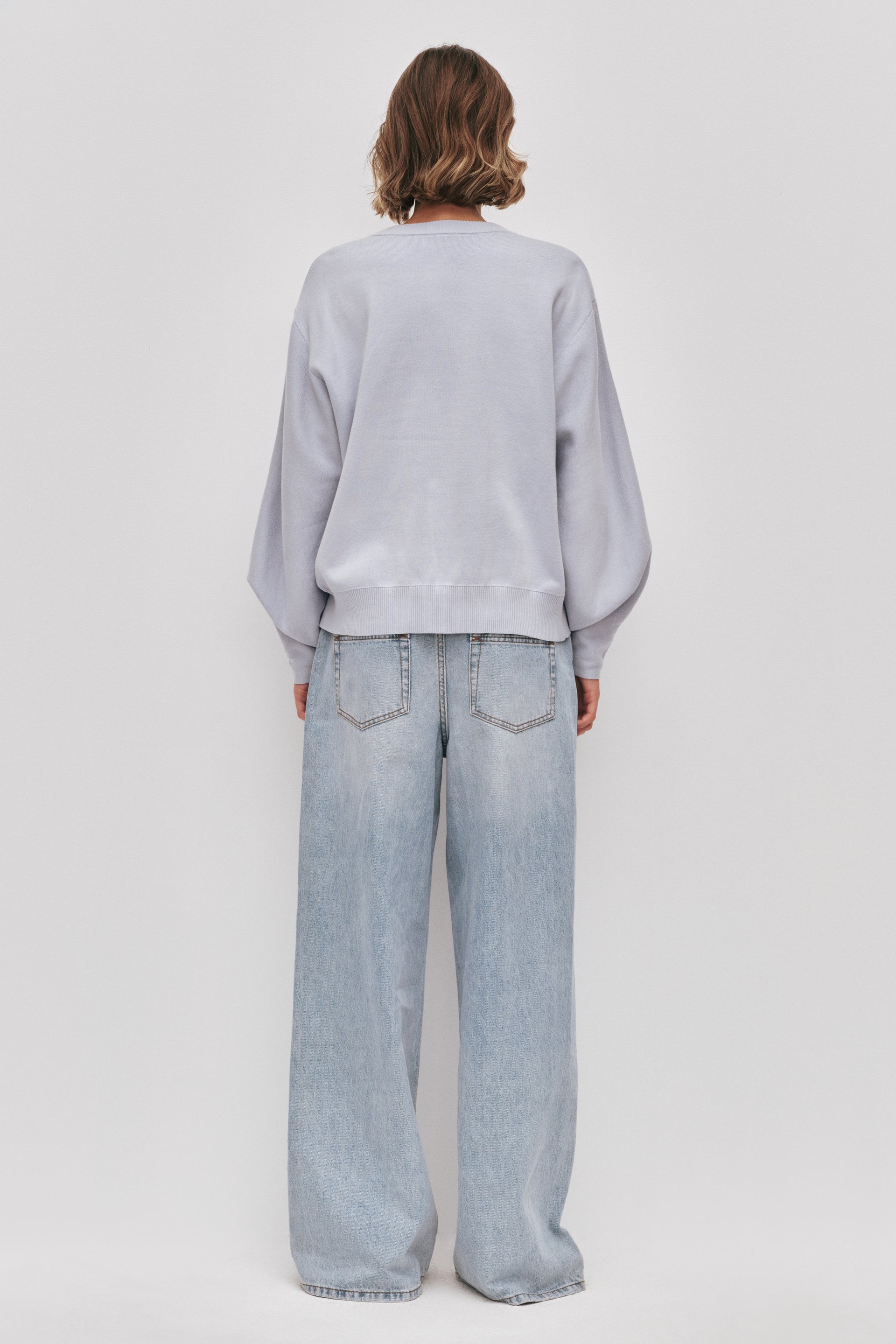 Syla Knit Jumper | French Blue | Aje – Aje AU