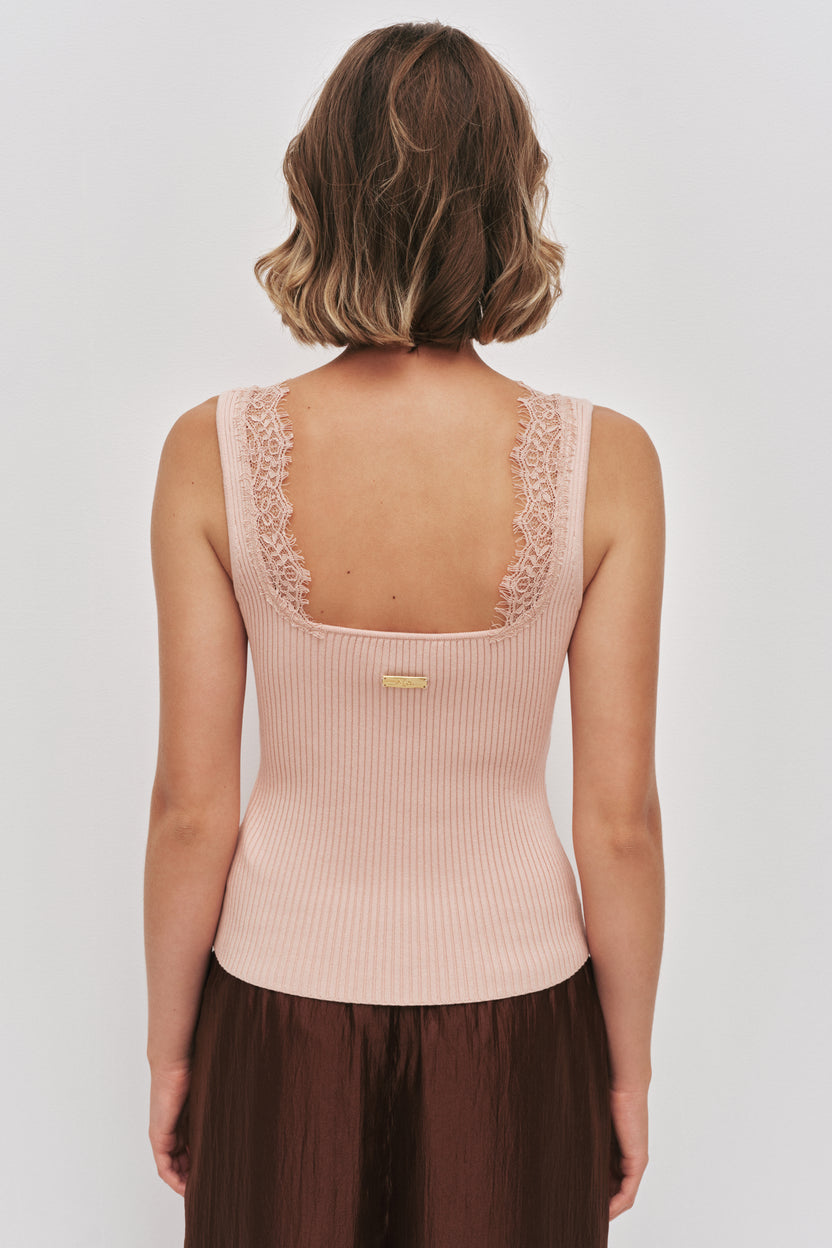 Cascade Knit Tank | Pink Sand | Aje – Aje AU