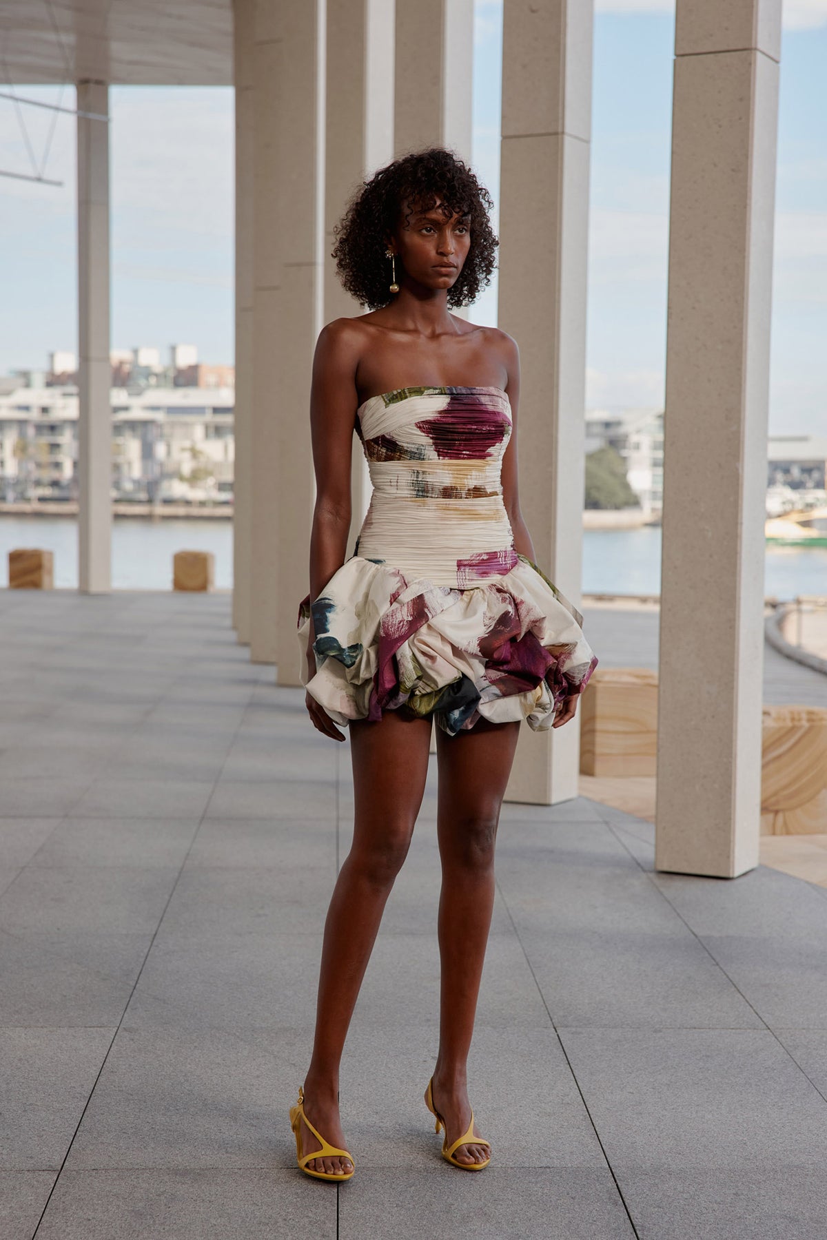 Violette Bubble Hem Mini Dress | Impressionist | Aje – Aje AU