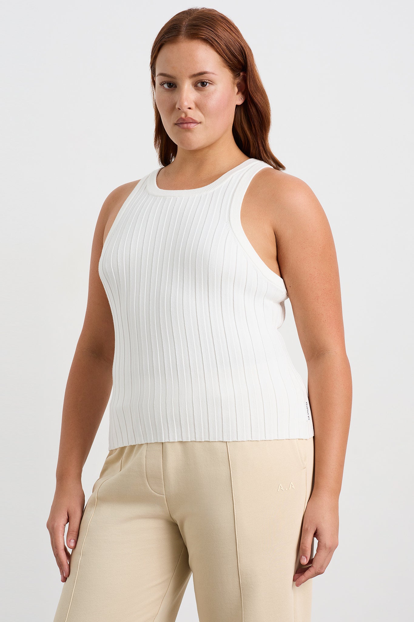 Hydra Racer Rib Tank 107 | WHITE | AJE ATHLETICA – Aje AU