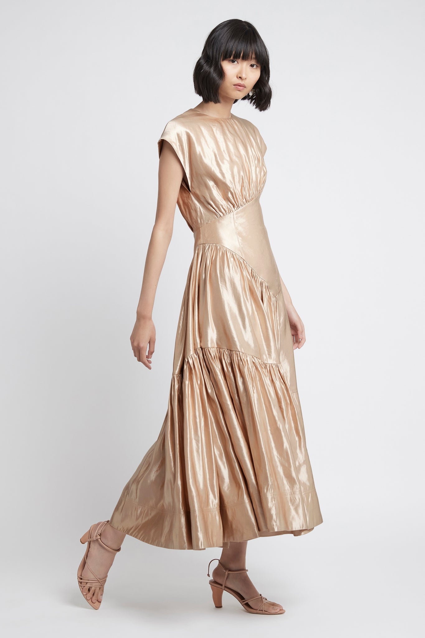 Serendipity Reflection Midi Dress | Champagne | Aje – Aje AU