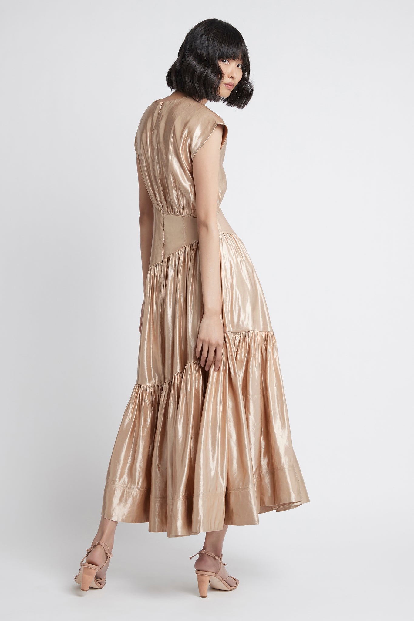Serendipity Reflection Midi Dress | Champagne | Aje – Aje AU